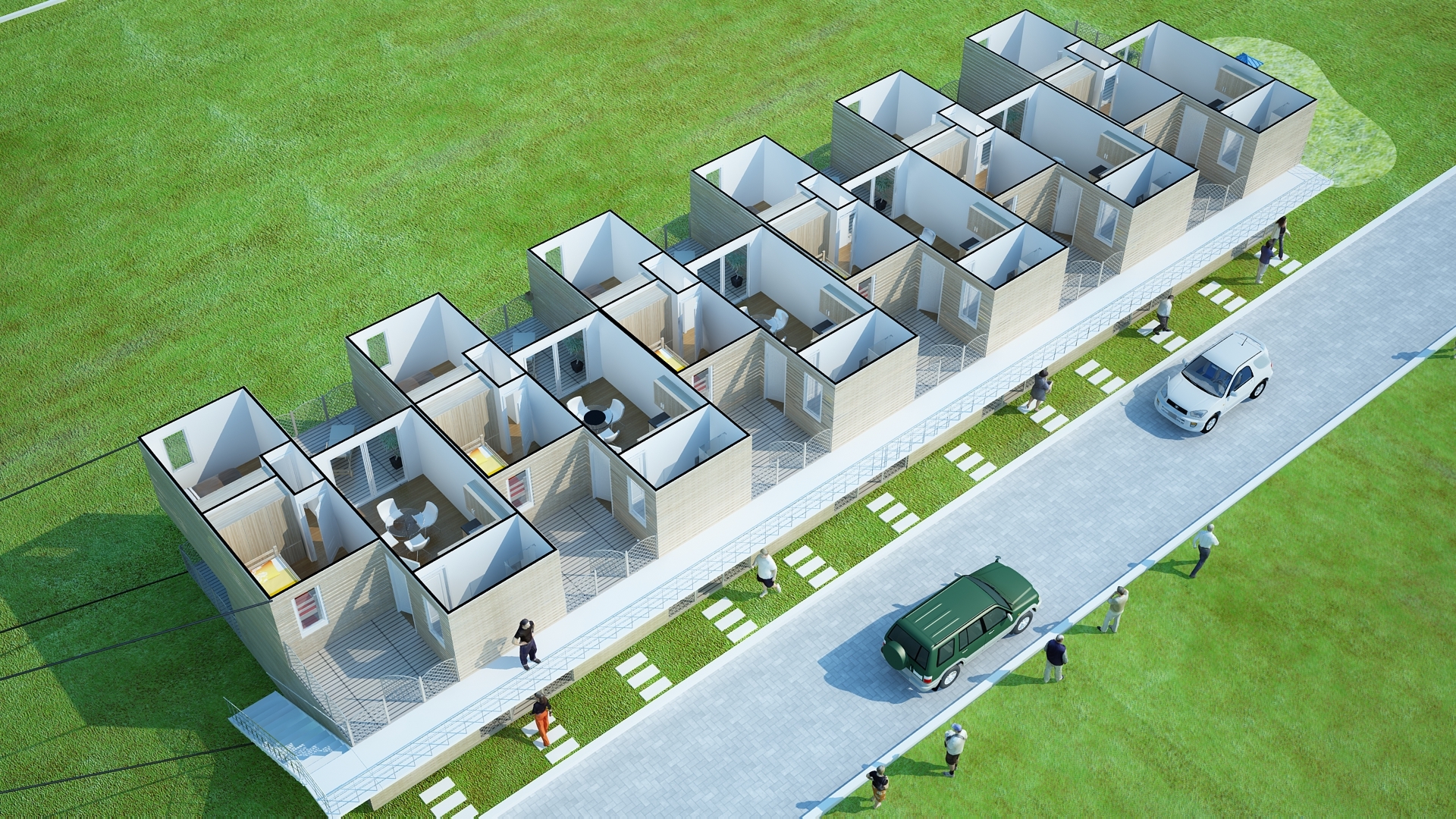 Containers aménagés sur-mesure, entièrement personnalisables